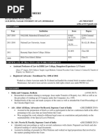 Sample Resume of Law Graduate (LLB) With Template | PDF | Lawyer | Lawsuit