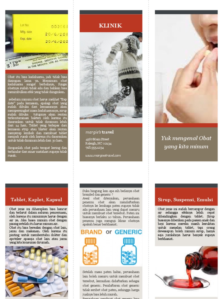 Leaflet Pemakaian Obat | PDF