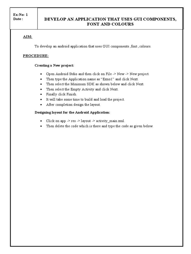 MAD Record | PDF | Android (Operating System) | Application Software