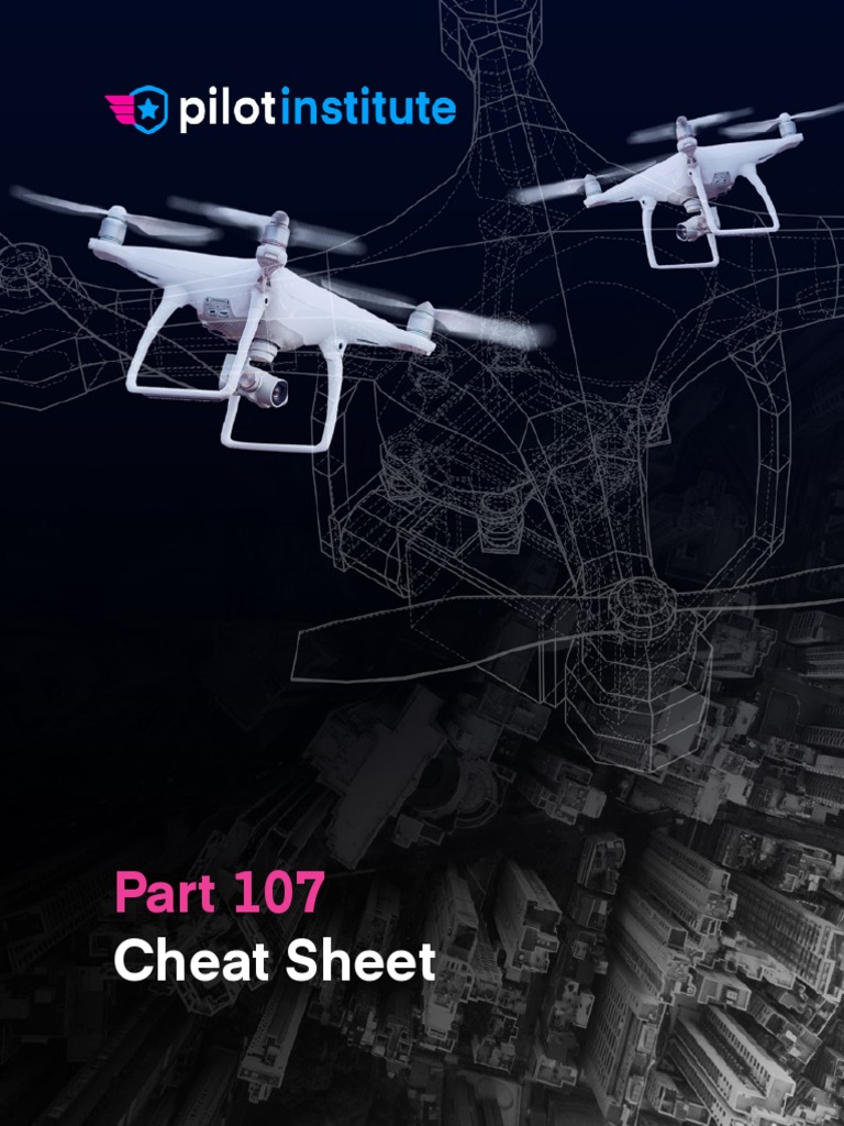 Part 107 Cheatsheet | PDF | Thunderstorm | Sky