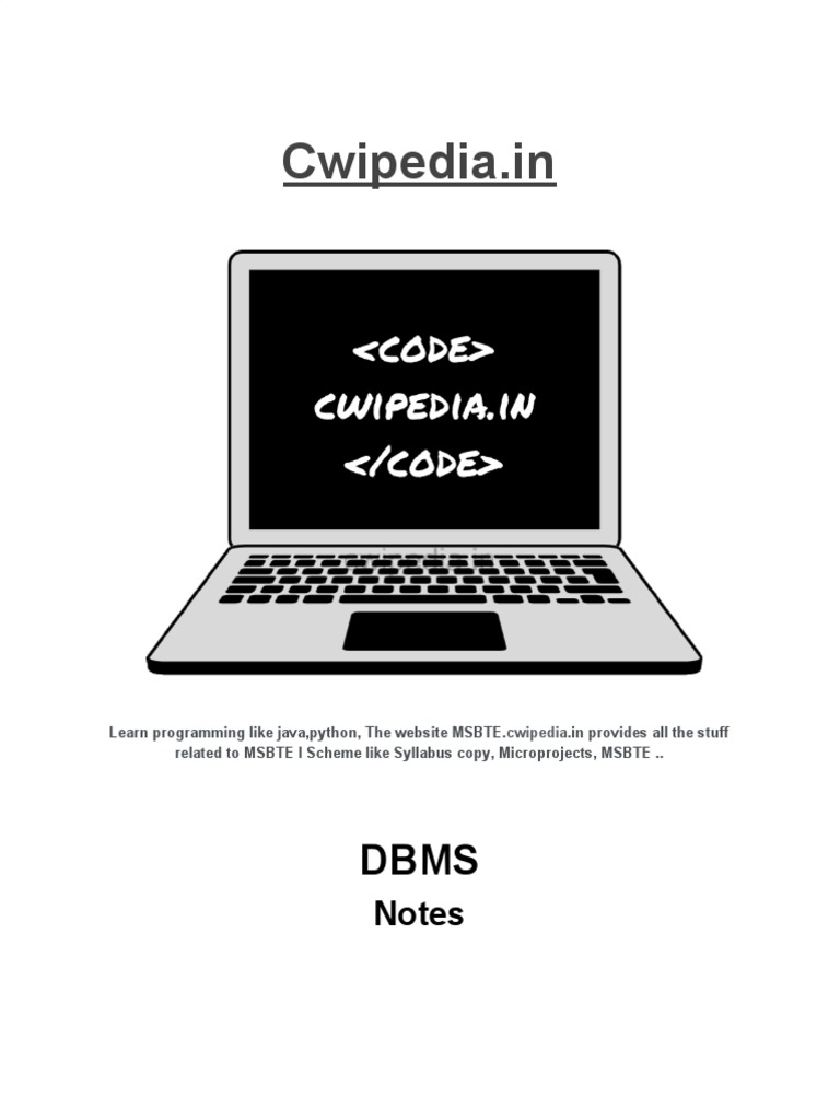 DBMS Cwipedia - in | PDF | Databases | Conceptual Model