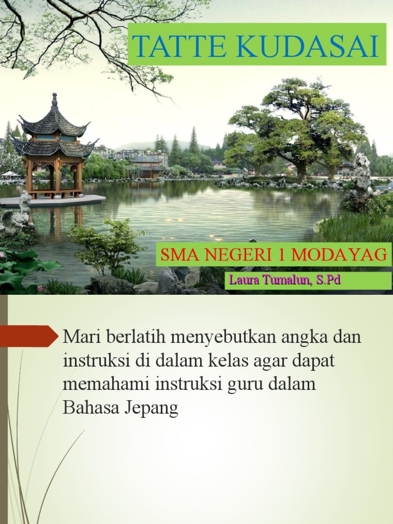 Materi Tatte Kudasai Lt Pdf