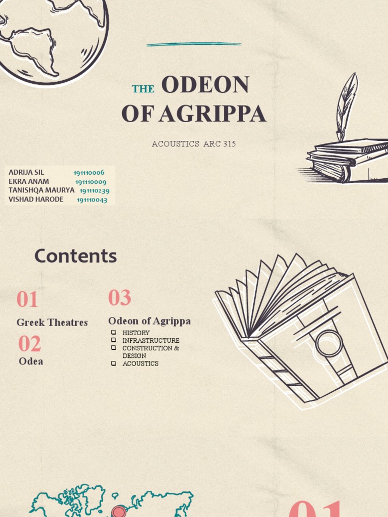 Group 4 Odeon of Agrippa | PDF | Ancient Greece | Classical Antiquity