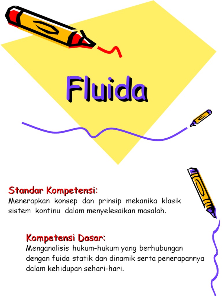 Konsep Dasar Fluida dan Mekanika | PDF
