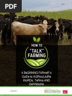 A Beginning Farmer 'S Guide To Agriculture Words, Terms and Definitions ...