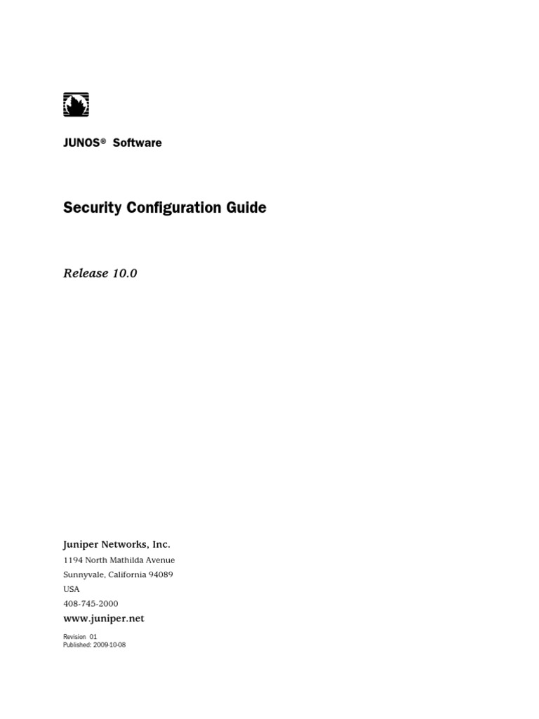Junos Security Swconfig Security | PDF | Virtual Private Network | License
