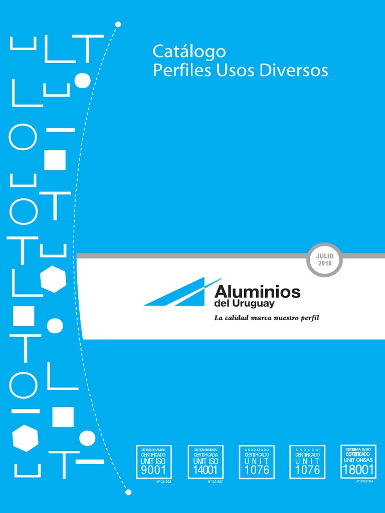 Catálogo Usos Diversos - Aluminios Del Uruguay | PDF | Aluminio ...