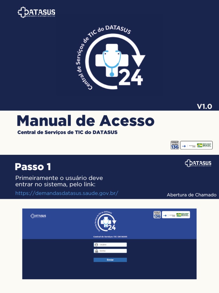 Manual Do Usuário DATASUS | PDF