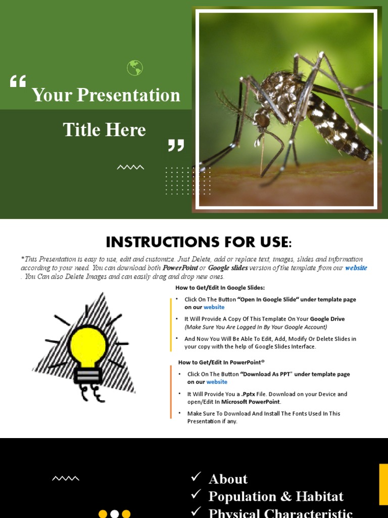 024 Free Mosquito Google Slides Themes | PDF | Microsoft Power Point ...