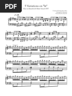 Sparkle: Kimi No Na Wa OST | PDF
