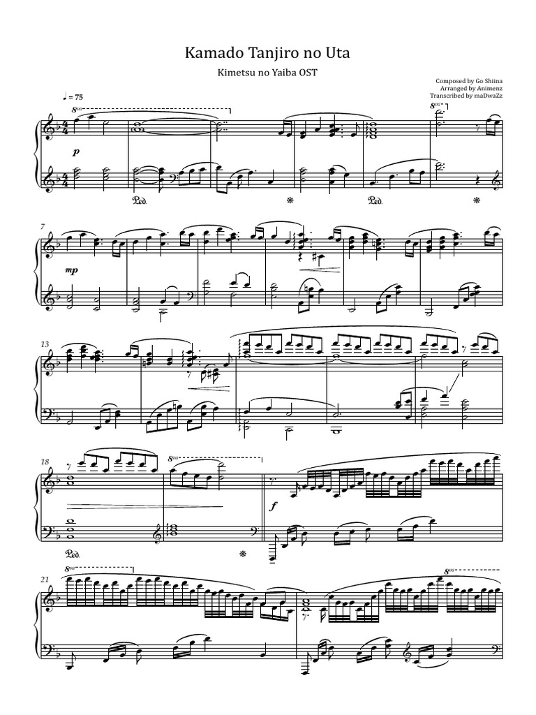 Kamado Tanjiro No Uta | PDF | Alphabet latin | Phonétique