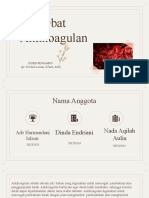 Obat Antikoagulan, Koagulan, Hemostatika - Farmakologi-Tetria | PDF