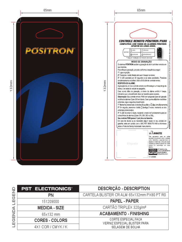 Positron Px-80 - Manual Instrucoes | PDF