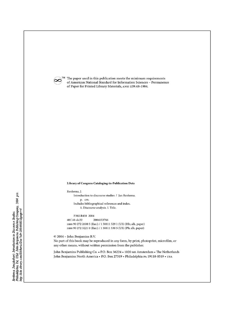 2 Introduction To Discourse Studies (Cohesi) | PDF