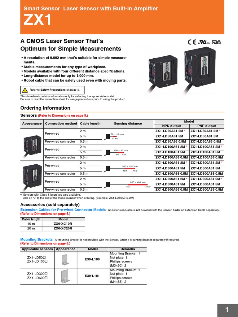 A CMOS Laser Sensor That's Optimum For Simple Measurements: Smart ...