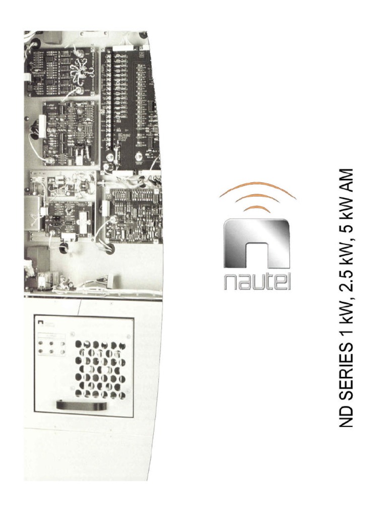 TX Nautel ND Series | PDF | Transmitter | Modulation