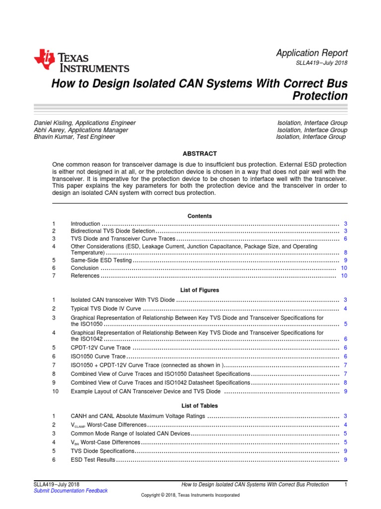 How To Design Isolated CAN Systems With Correct Bus Protection | PDF ...
