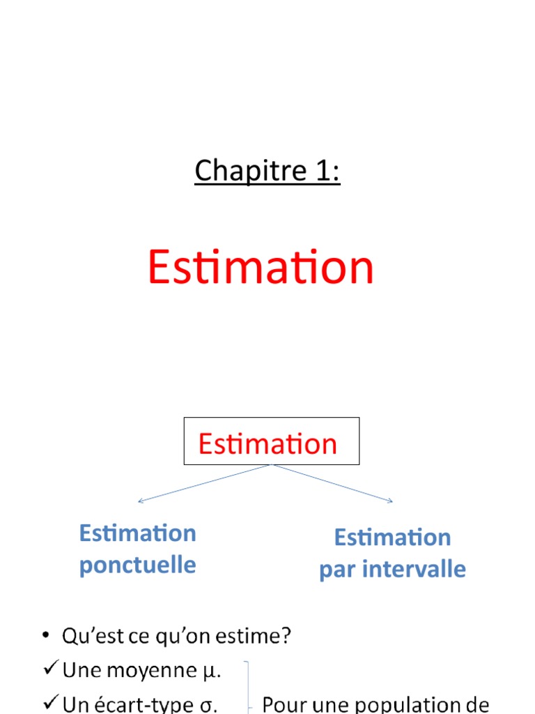 Cour Stat Inf 2 | PDF | Estimateur (statistique) | Variance (mathématiques)