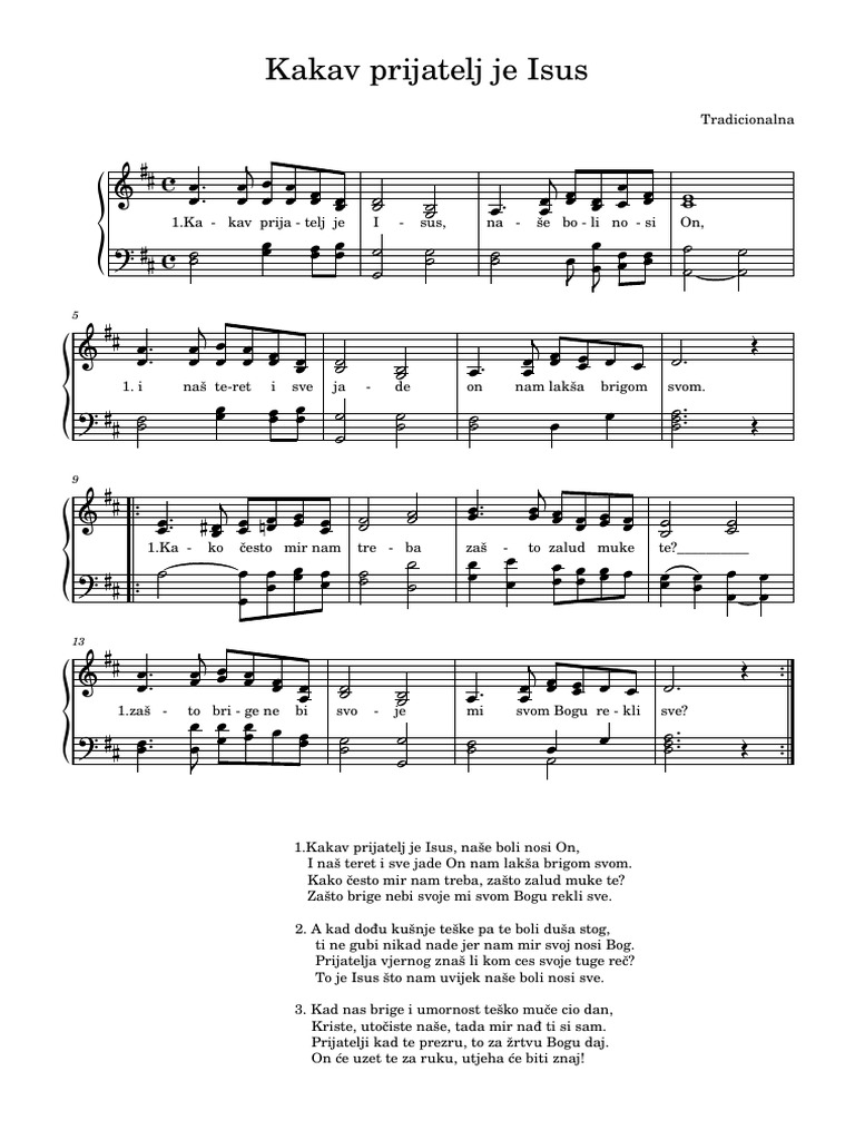 Kakav Prijatelj Je Isus Org. | PDF