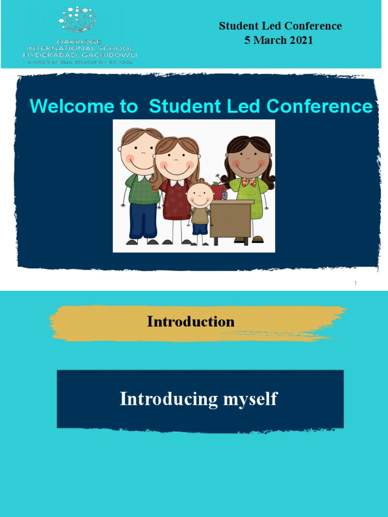 Grade 1 Student Led Conference PPT-S | PDF