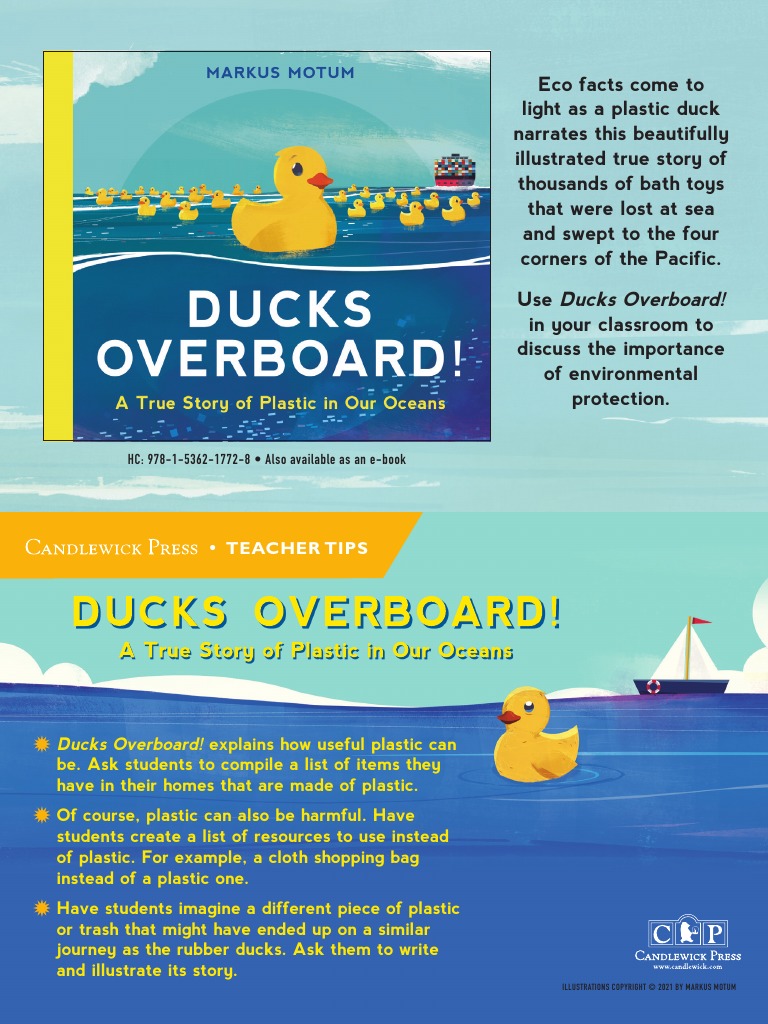 Ducks Overboard! by Markus Motum Teacher Tip Card | PDF