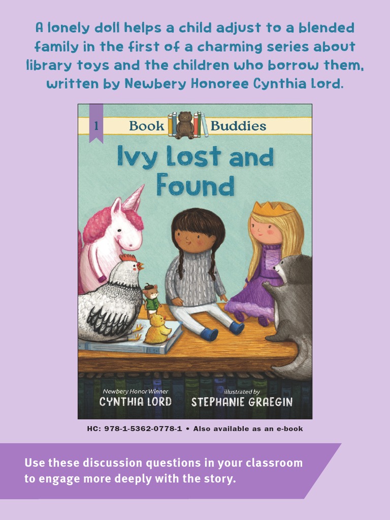 Book Buddies: Ivy Lost and Found Teacher Tip Card | PDF