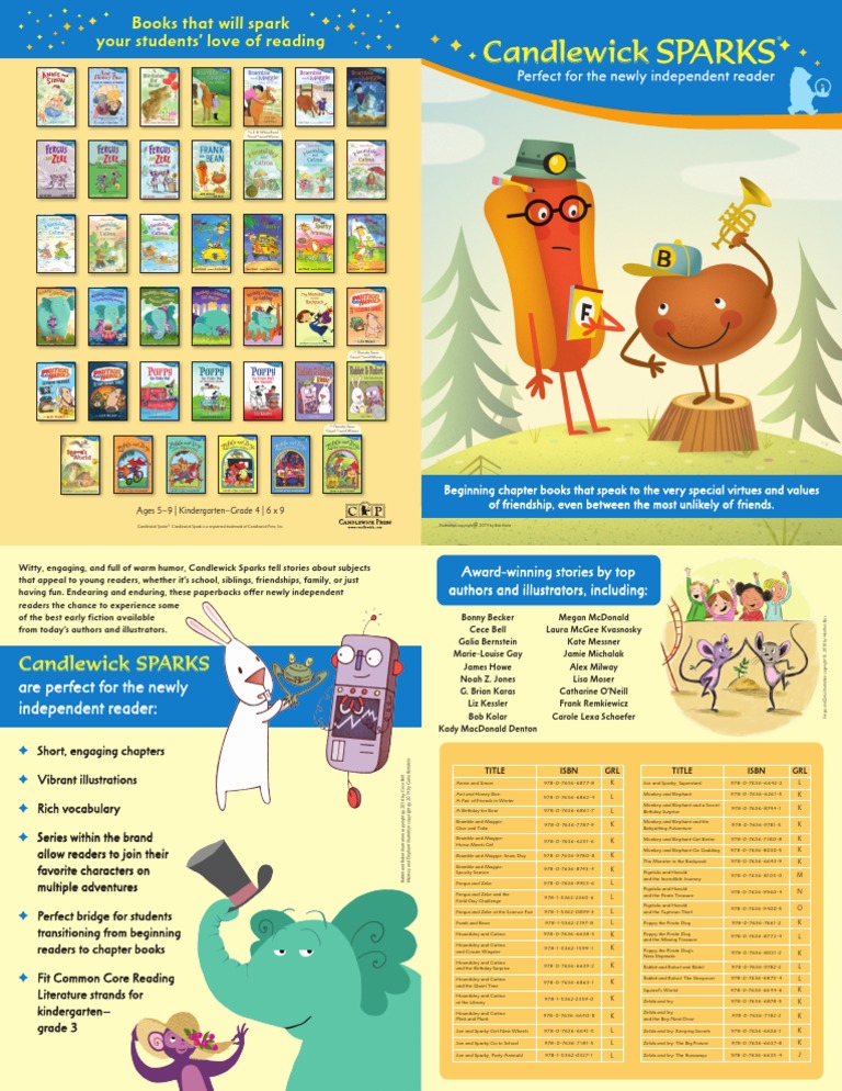 Candlewick: Books That Will Spark Your Students' Love of Reading | PDF