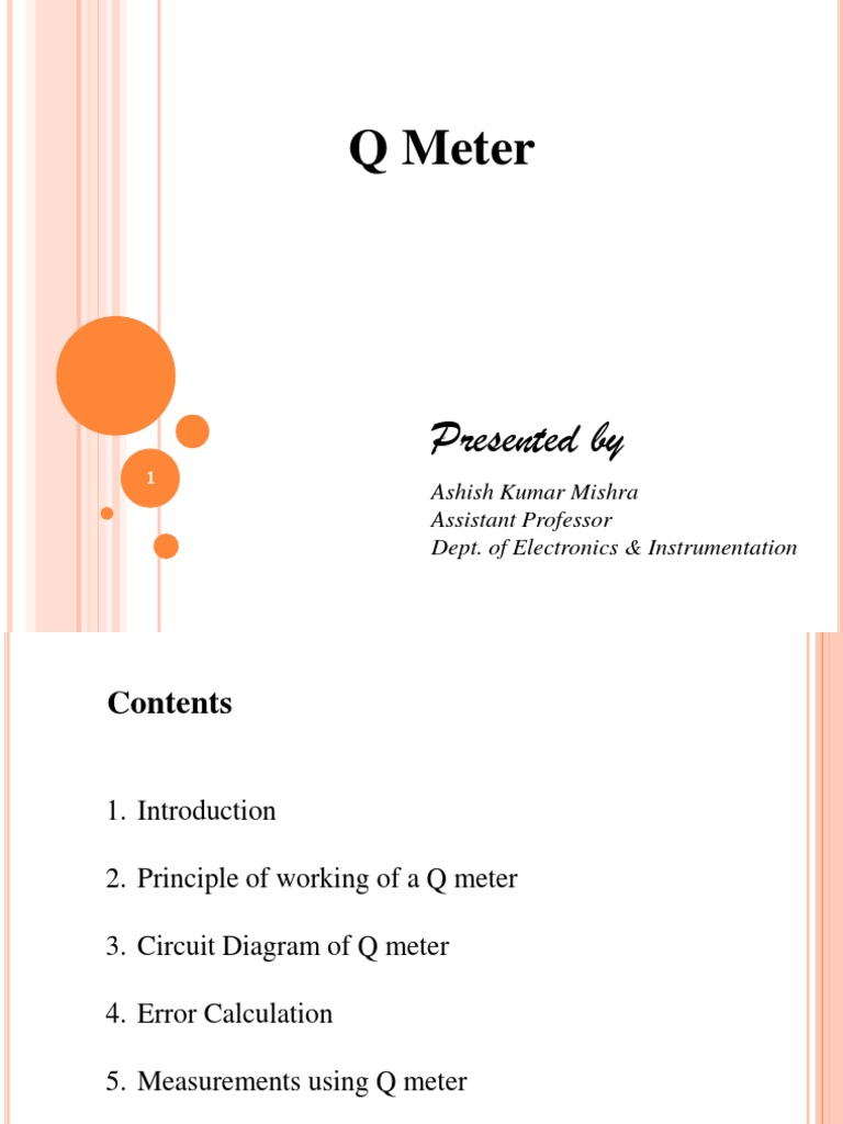 Q Meter | PDF | Resonance | Inductor
