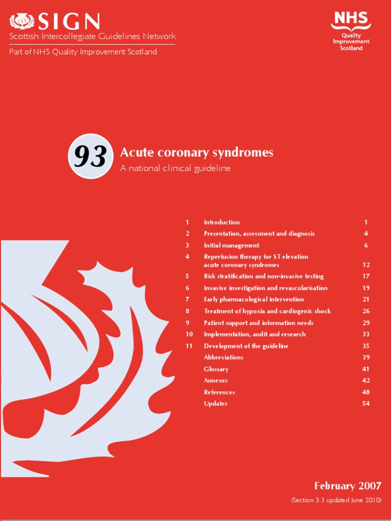 Acute Coronary Syndrome | PDF | Myocardial Infarction | Coronary Artery ...