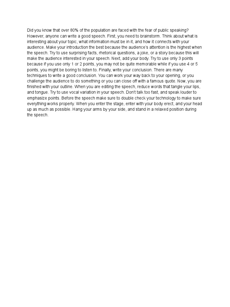 Public Speaking Easy | PDF | Career & Growth