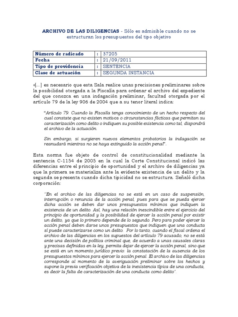PROCEDENCIA | PDF | Derecho penal | Ley común
