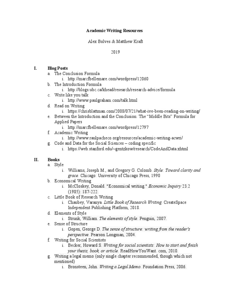 Harvard-Academic Writing Guides and Resources - Final | PDF