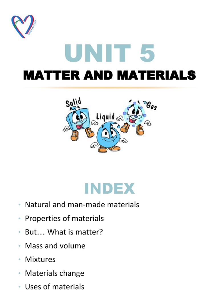 Summary Unit 5 | PDF | Mixture | Matter