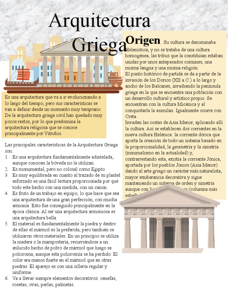 Arquitectura Griega | PDF | Esparta | Antigua Grecia