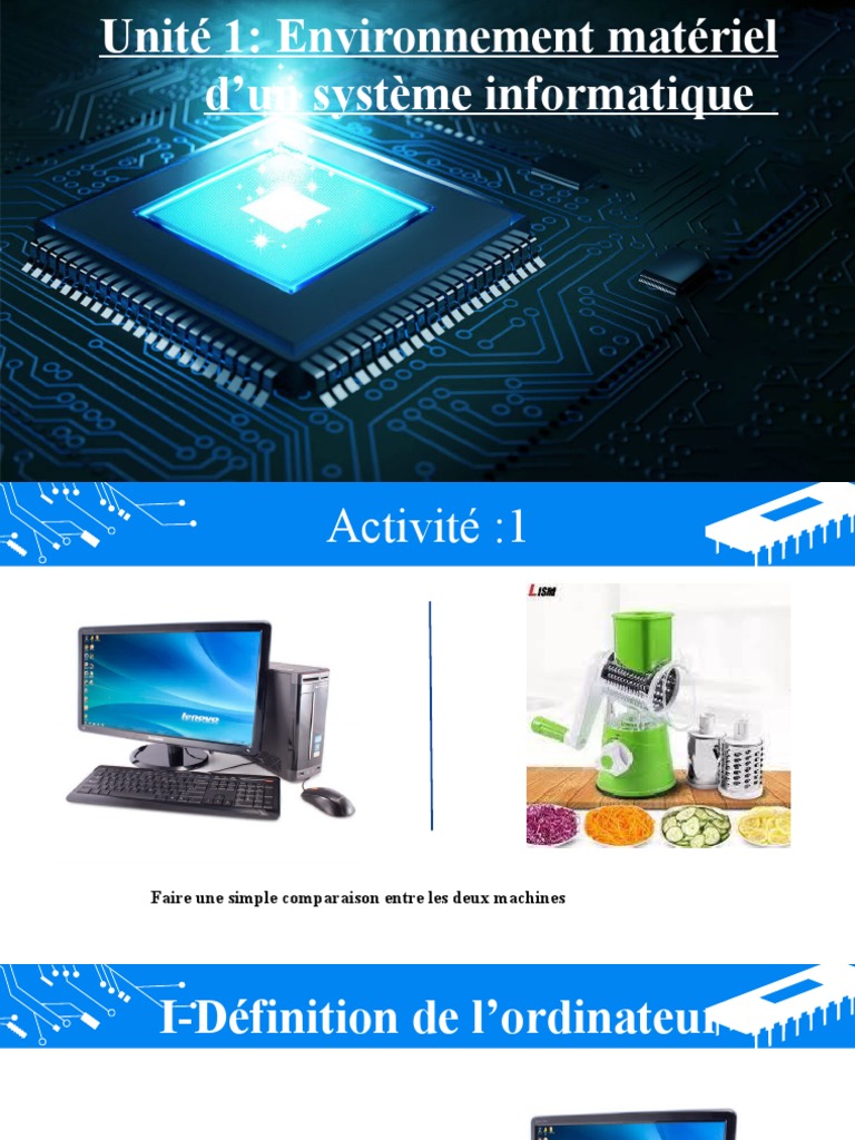 Cha 1 | PDF | Mémoire (informatique) | Périphérique informatique