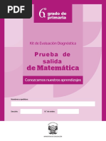 PRI 6 - Prueba Matemática | PDF | Lima | Perú