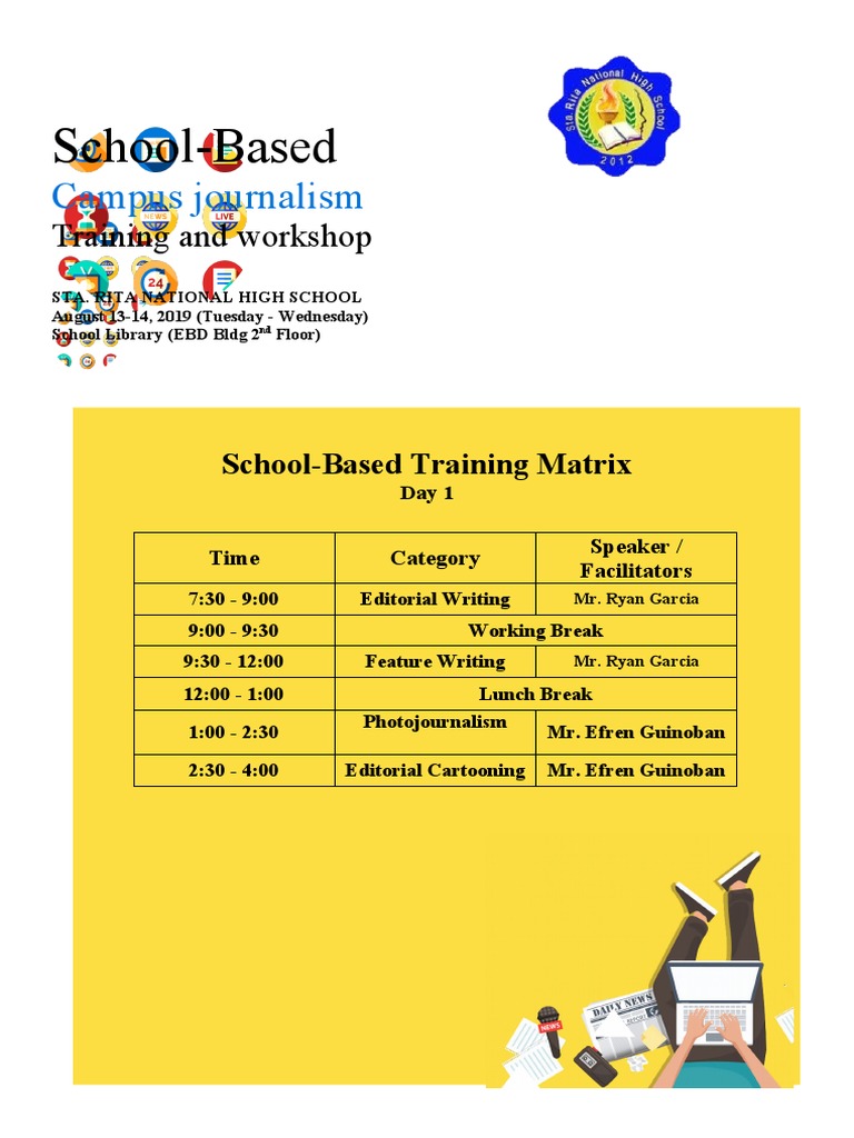 School-Based Training Workshop CJ | PDF