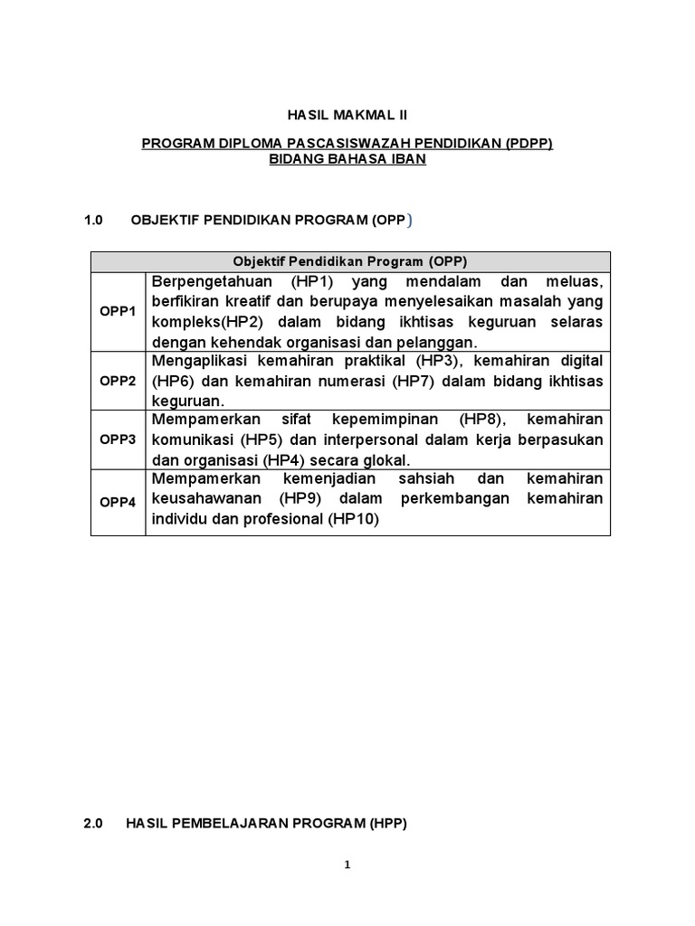 PDPP | PDF | Seni & Disiplin Bahasa