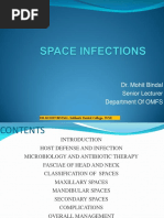 Mandibular Space Infections Guide | PDF | Tongue | Anatomy