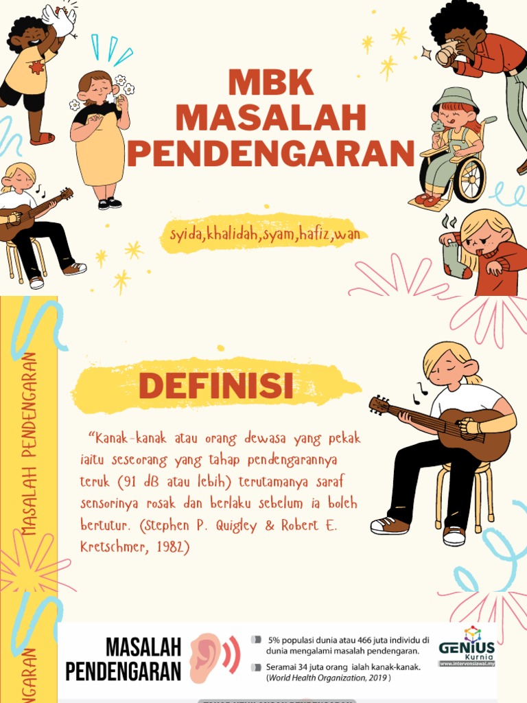 MBK Masalah Pendengaran - Kumpulan 2 | PDF | Karier & Perkembangan
