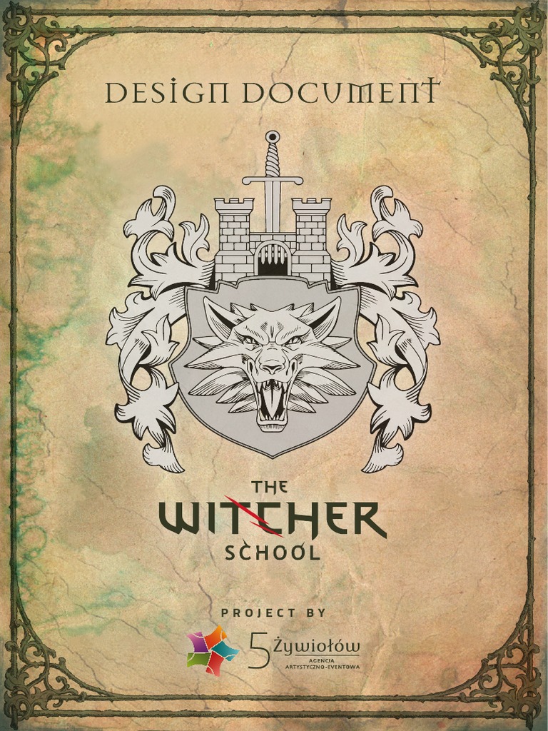 Design Document Witcher School-En | PDF | Games & Activities