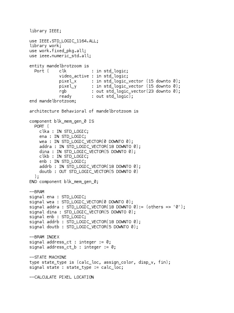 Mandelbrot Zoom | Download Free PDF | Computing | Computer Science