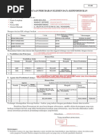 Formulir-F1-06 Perubahan Elemen Data Kependudukan | PDF
