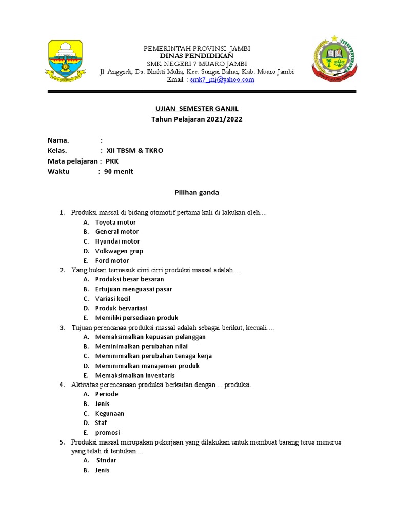 Pkwu Xii TBSM &tkro | PDF