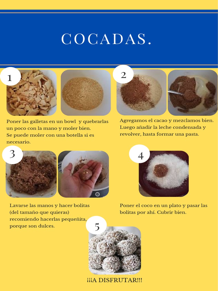 Receta Cocadas | PDF
