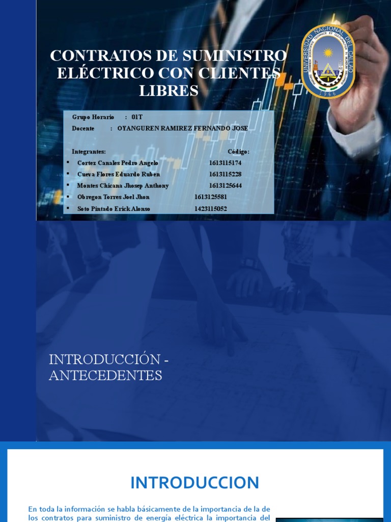 Contratos de Suministro Eléctrico Con Clientes Libres | PDF ...