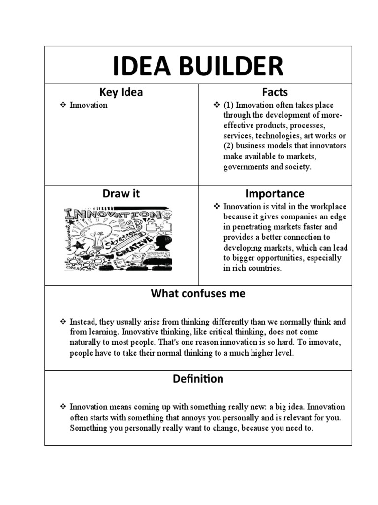 Idea Builder | PDF