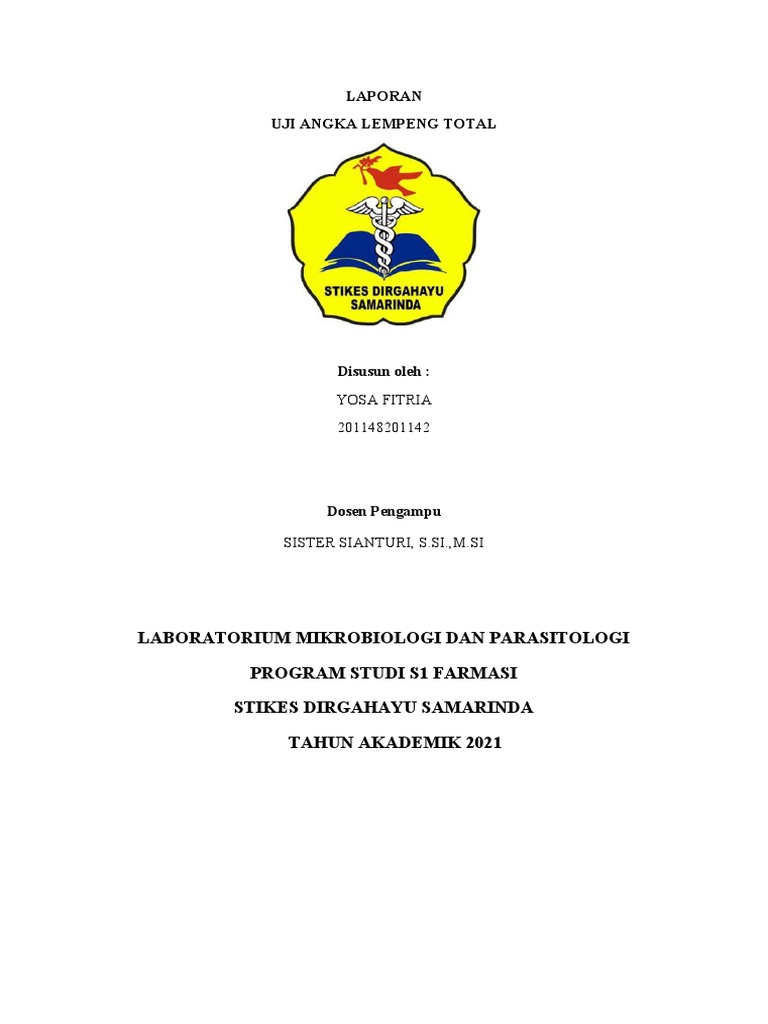 Laporan Mikrobiologi Yosa Fitria | PDF