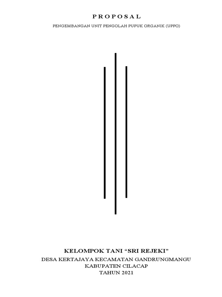 Proposal: Pengembangan Unit Pengolah Pupuk Organik (Uppo) | PDF