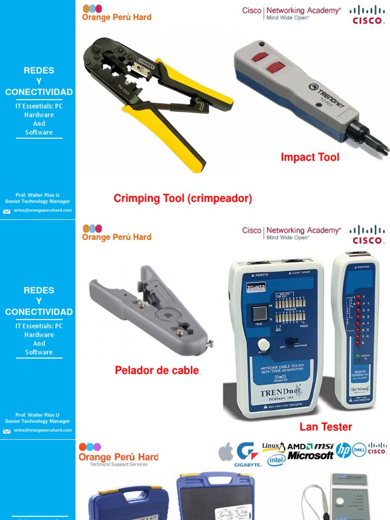 Herramientas y equipos para redes y conectividad | PDF | Fibra óptica | Telecomunicaciones